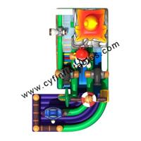 China Commercial PVC Inflatable Jumping Bouncer Castle with Slide Inflatable Bounce House Combo for Kids for sale