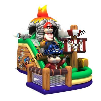 China Commercial PVC Inflatable Jumping Bouncer Castle with Slide Inflatable Bounce House Combo for Kids for sale