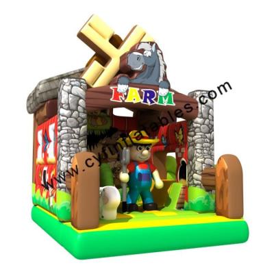 China 0.55mm PVC Inflatable Jumping Castle House For Party Rental for sale