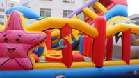 China Giant Inflatable Bouncer House With Slide Jumping Bouncy Castle Combo for sale