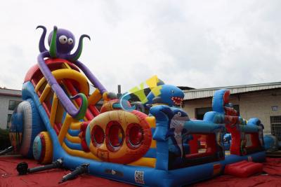 China Giant Inflatable Bouncer House With Slide Jumping Bouncy Castle Combo for sale