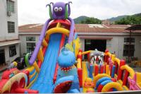 China Giant Inflatable Bouncer House With Slide Jumping Bouncy Castle Combo for sale