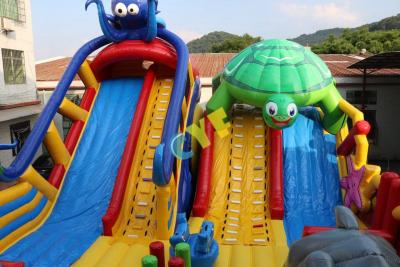 China Commercial PVC Inflatable Bounce House Inflatable Bouncy Castle With Slide Combo For Sale for sale