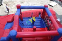 China Popular Unique Design spiderman Inflatable PVC Castle Slide Combo Bounce House Jumping Castle with Slide For Kids Play for sale
