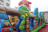 China Commercial PVC Kids Inflatable Jumping Castle Inflatable Bouncy House With Slide For Party Rental for sale