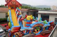China Commercial PVC Kids Inflatable Jumping Castle Inflatable Bouncy House With Slide For Party Rental for sale