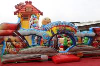 China Commercial PVC Kids Inflatable Jumping Castle Inflatable Bouncy House With Slide For Party Rental for sale