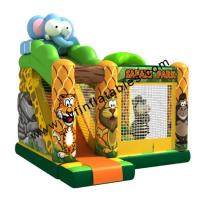 China Commercial Kids Playground Inflatable Bouncy Slide Combo Bounce House PVC Bouncer Jumping Castle for sale