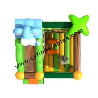 China Commercial Kids Playground Inflatable Bouncy Slide Combo Bounce House PVC Bouncer Jumping Castle for sale