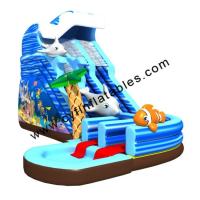 China Hot Selling PVC Indoor Inflatable Bouncer Backyard Kids Inflatable Bounce House With Swimming Pool for sale