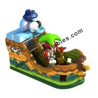 China Commercial PVC Grade Inflatable Jumping Castle Bouncer With Slide For Kids Playground for sale