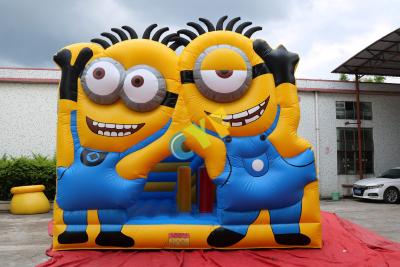 China Commerial grade minions bouncer 0.55mm PVC inflatable bounce house customized jumping castle for outdoor event for sale
