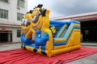 China Commerial grade minions bouncer 0.55mm PVC inflatable bounce house customized jumping castle for outdoor event for sale
