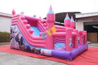 China Commerial Grade Frozen Bouncer 0.55mm PVC Inflatable Combo For Outdoor Event for sale
