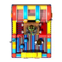 China Blow Up Commercial Inflatable Bounce House Slide PVC Material For Kids Play for sale