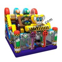China Blow Up Commercial Inflatable Bounce House Slide PVC Material For Kids Play for sale