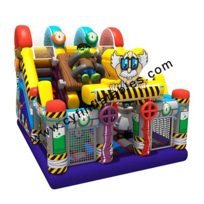 China Blow Up Commercial Inflatable Bounce House Slide PVC Material For Kids Play for sale