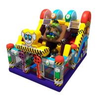 China Blow Up Commercial Inflatable Bounce House Slide PVC Material For Kids Play for sale