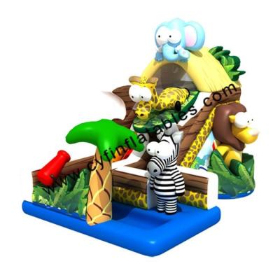 China Commercial PVC grade Bounce House Large Giant Inflatable Slide For Adults for sale