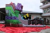 China Commerial bouncer 0.55mm PVC inflatable combo customized jumping castle for sale for sale