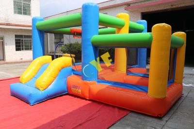 China Commerial Bouncer 0.55mm PVC Inflatable Colorful Combo Jumping Castle Customized for sale