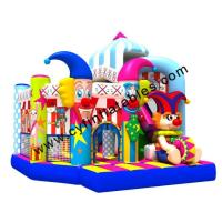 China Commercial PVC Grade Jumper Inflatable Bounce Slide Bouncy Castle Combo For Kids for sale