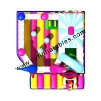 China Commercial PVC Grade Jumper Inflatable Bounce Slide Bouncy Castle Combo For Kids for sale