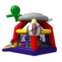 China Inflatable Bounce House Commercial Alien Combo jumping Bouncy Castle Inflatable Bouncer for sale