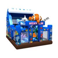 China Hot Popular PVC Bouncy Castle Inflatable Bouncer slide Jumping Castle Inflatable ocean Bounce House for sale