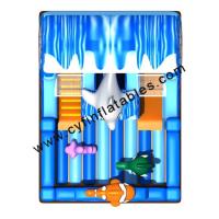 China Hot Popular PVC Bouncy Castle Inflatable Bouncer slide Jumping Castle Inflatable ocean Bounce House for sale