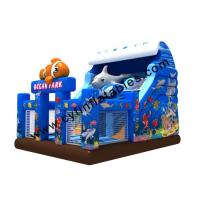 China Hot Popular PVC Bouncy Castle Inflatable Bouncer slide Jumping Castle Inflatable ocean Bounce House for sale