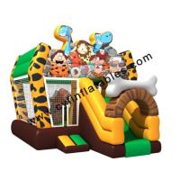 China PVC Multi Color Selection Animal Inflatable Bounce House With Slide for sale