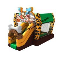 China PVC Multi Color Selection Animal Inflatable Bounce House With Slide for sale