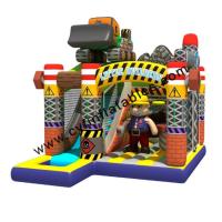 China Hot sale PVC Inflatable Bouncer Inflatable Bounce House With Slide Combo Bounce Jumper for kids play for sale