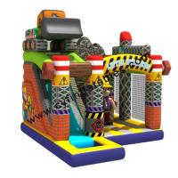 China Hot sale PVC Inflatable Bouncer Inflatable Bounce House With Slide Combo Bounce Jumper for kids play for sale
