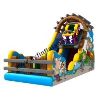 China Outdoor Commercial Inflatable Bouncer With Slide Inflatable Bouncy Castle Combo PVC grade for kins and adult for sale