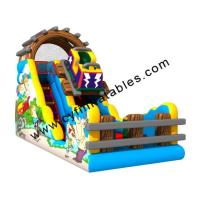 China Outdoor Commercial Inflatable Bouncer With Slide Inflatable Bouncy Castle Combo PVC grade for kins and adult for sale