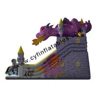China Dragon Inflatable Bouncer Silde Kids PVC Bouncy Castles Customized Size for sale