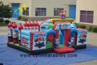 China Commercial PVC Inflatable Bounce House Slide Combo Jumping Castle Inflatable Bouncer for kids playground for sale
