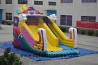 China Outdoor Commercial PVC Inflatable Bouncer Combo Slide Jumpers Inflatable Castle Bounce House For Kids for sale