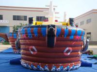 China High Quality PVC Inflatable Bouncer Slide Giant Inflatable Pirate Ship Slide for sale for sale