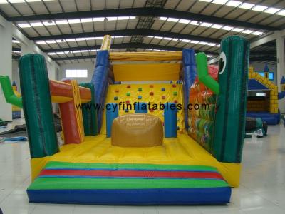 China Custom Commercial Kids Inflatable Bounce House Slide Combo PVC Inflatable Bouncer Castle Outdoor for Sale for sale