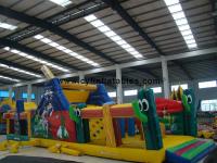 China Custom Commercial Kids Inflatable Bounce House Slide Combo PVC Inflatable Bouncer Castle Outdoor for Sale for sale