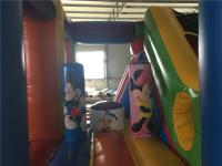 China PVC Tarpaulin 3 In 1 Inflatable Bouncer Combo Multi Color Widely Placed In Parks for sale