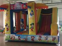 China PVC Tarpaulin 3 In 1 Inflatable Bouncer Combo Multi Color Widely Placed In Parks for sale
