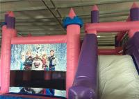 China 4 In 1 Inflatable Jumping Castle , Inflatable Jump House With Slide / Water Pool for sale