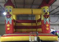 China Custom Character Children Clown Happy Hop Jumping Castle For Advertising Promotion for sale