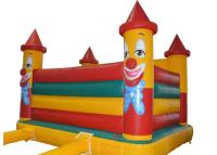 China Custom Character Children Clown Happy Hop Jumping Castle For Advertising Promotion for sale