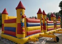 China Custom Character Children Clown Happy Hop Jumping Castle For Advertising Promotion for sale