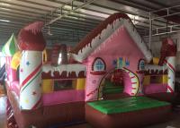 China Kids Candy House Princess Bouncy Castle , Exquisite Blow Up Jumping Castle for sale